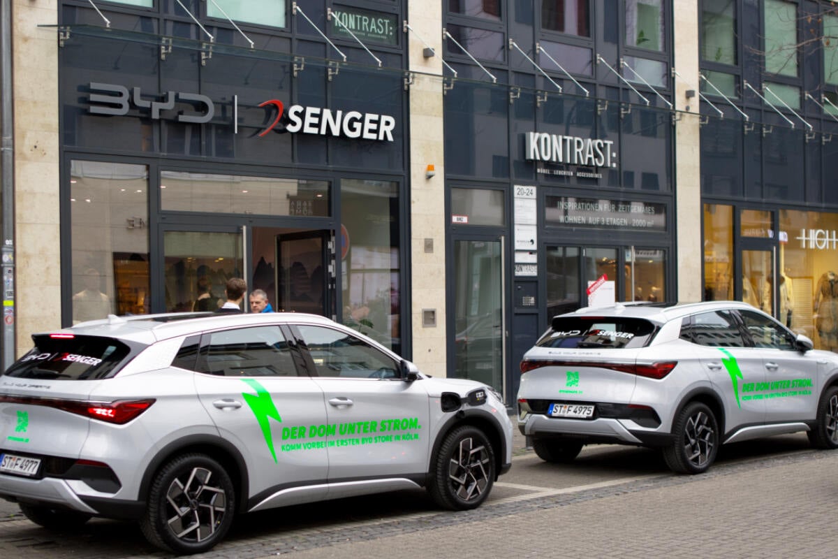 20230302: BYD Han Leasing Mega Angebot zur Showroom Eröffnung in Köln ...